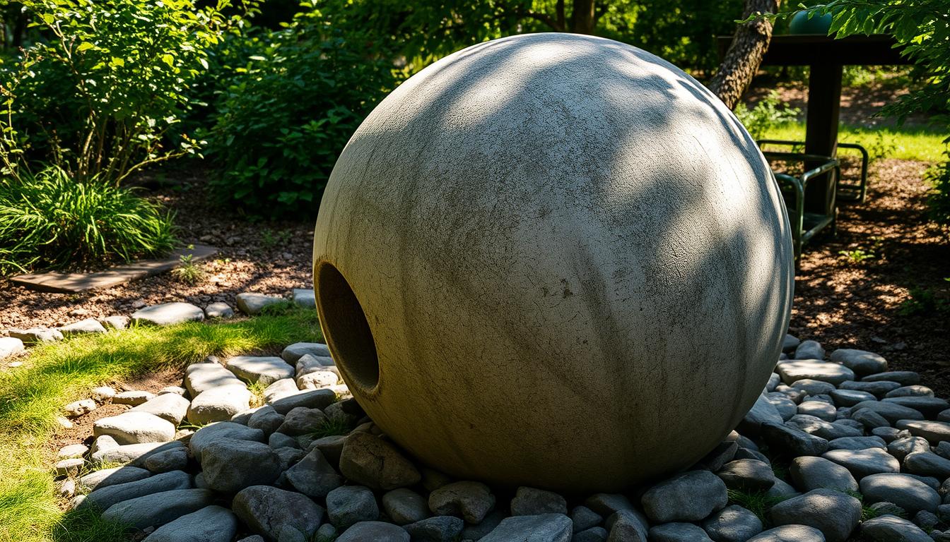 Jak zrobić dużą kulę do ogrodu? Ozdoby ogrodowe z betonu i kamienia